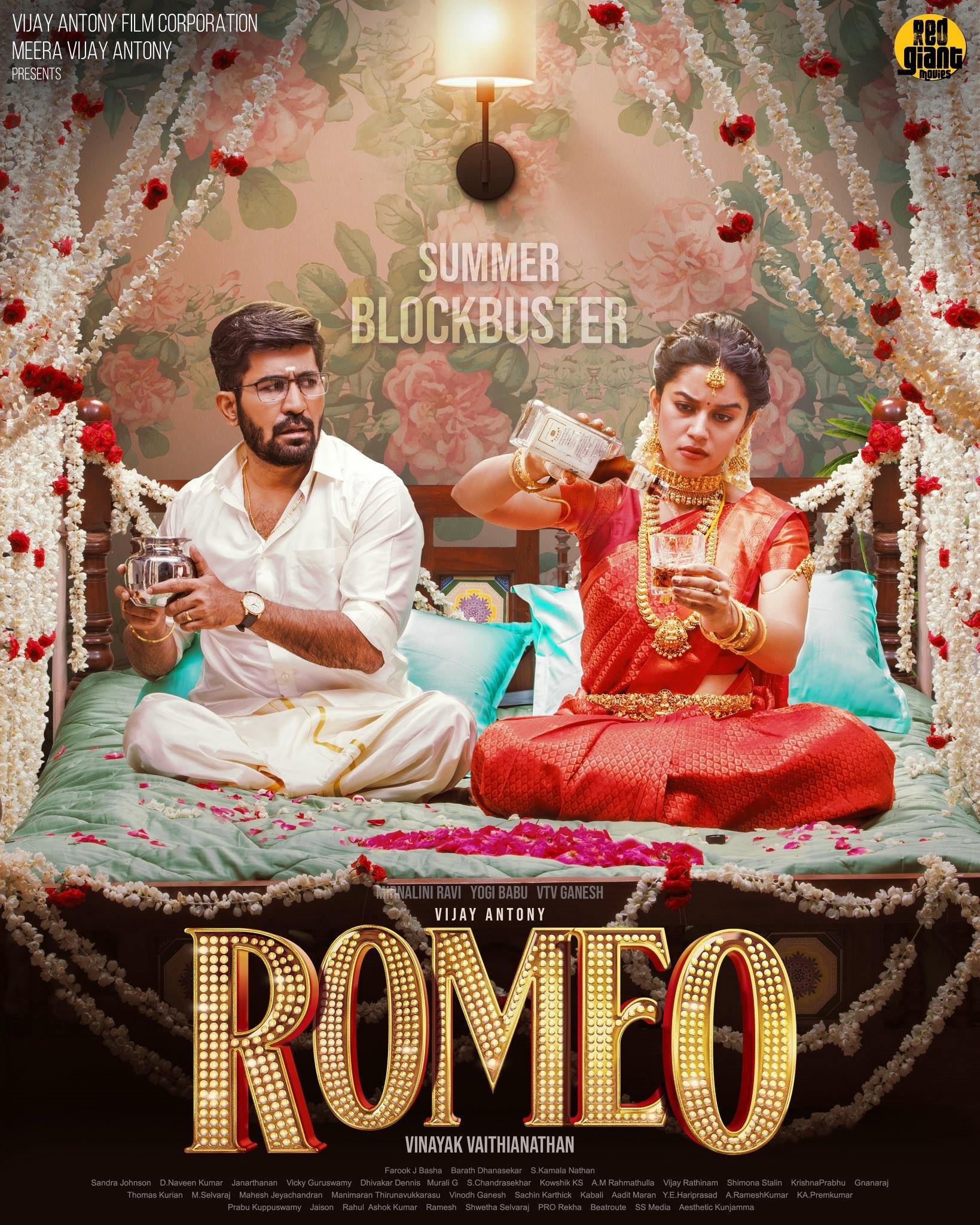 Red Giant Movies acquires Vijay Antony's Romeo Tamil Movie, Music Reviews and News